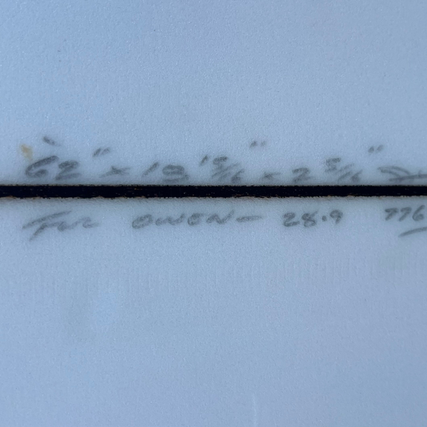 DHD DX1 PHASE 3 6'2" 28.9L OWEN WRIGHT – Surfection Byron