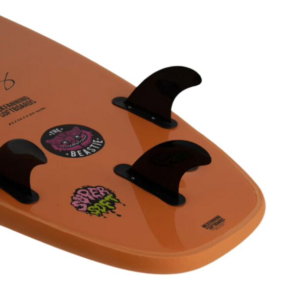 MF SOFTBOARDS BEASTIE SUPER SOFT TRI CLAY – Surfection Byron