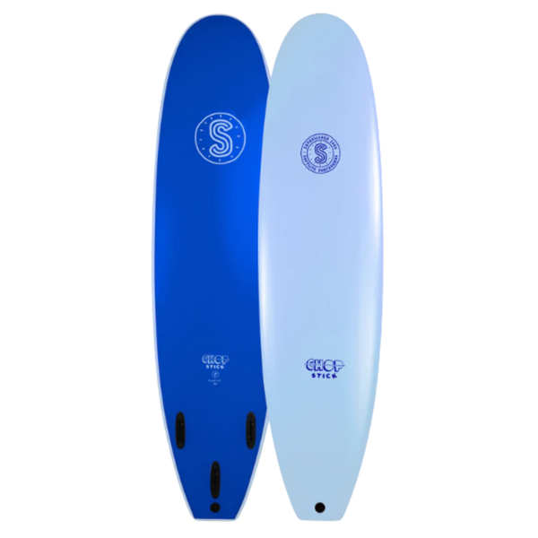 SOFTLITE CHOP STICK ICE BLUE DECK/NEON BLUE SLICK – Surfection Byron