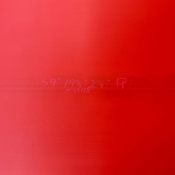 VOUCH RAINBEAU TWIN 5’9” TRANS RED – Surfection Byron