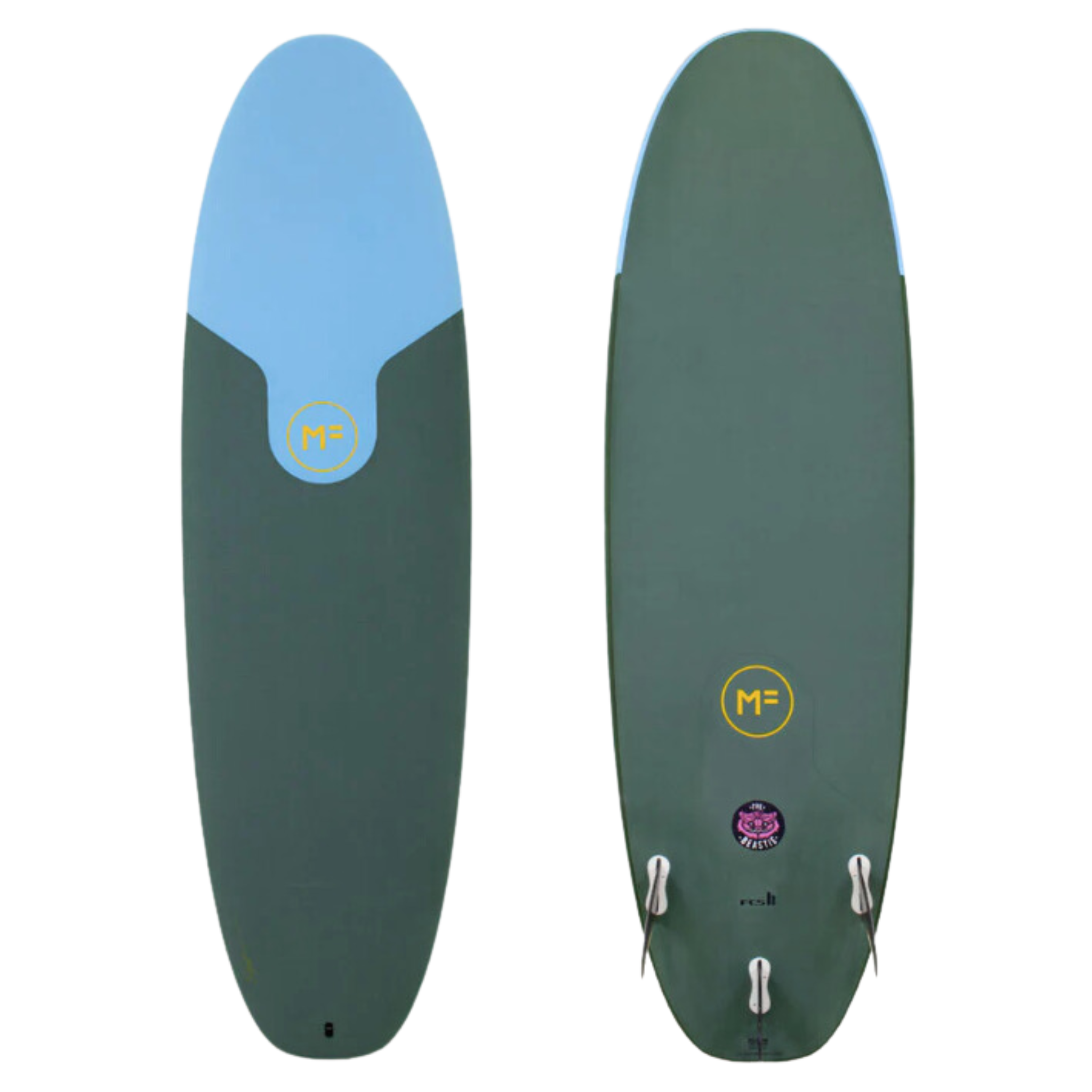 MF SOFTBOARDS BEASTIE SUPER EVA KING GREEN – Surfection Byron